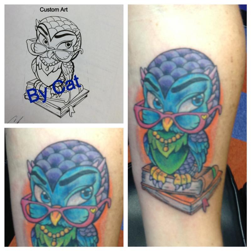 Sexy Owl by Cat Johnson: TattooNOW