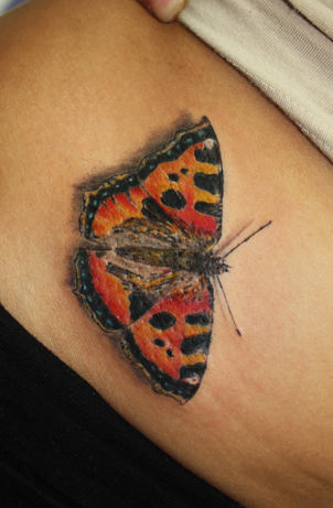 Photo-realistic Butterfly by Dmitry Pastukhov: TattooNOW