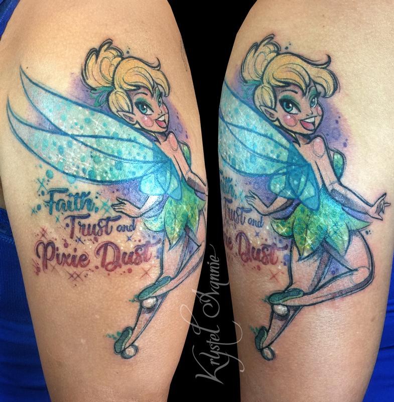 Tinkerbell Pixie Dust Tattoo
