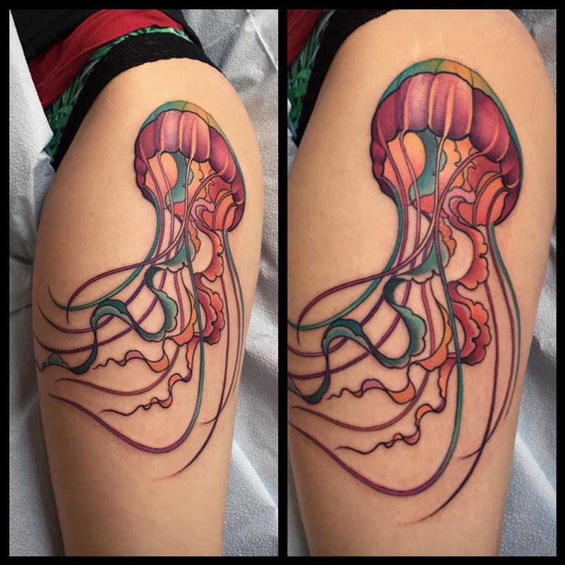 Tatouage Meduse Homme