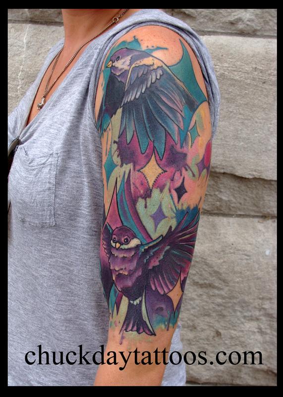 second session Roxy by Chuck Day: TattooNOW