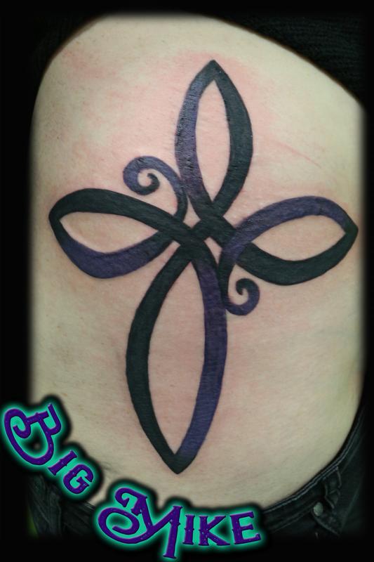 Cross Infinity Tattoo
