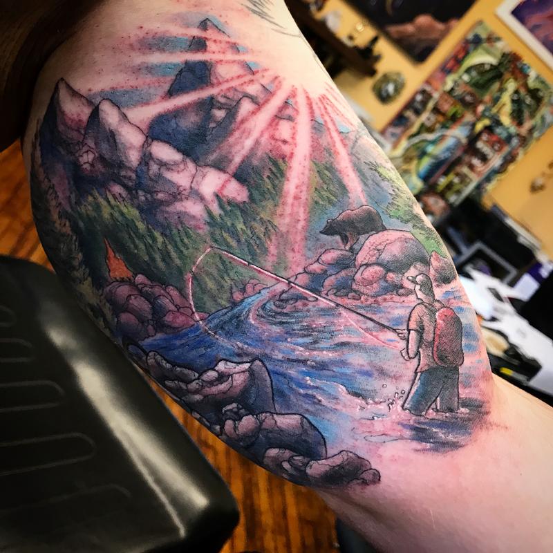 Buddy memorialThe context is bitter sweet by Alex Vidaud: TattooNOW