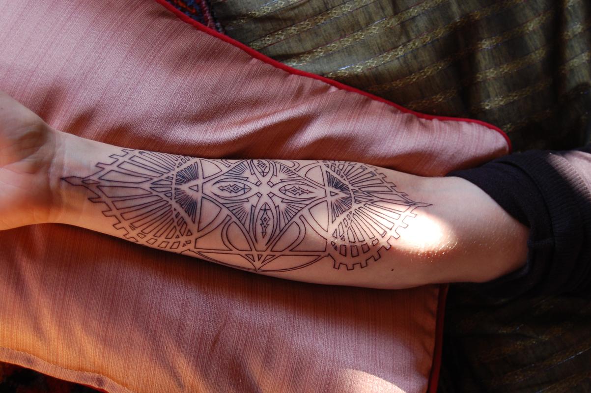 Space tribal by Dillon Forte: TattooNOW