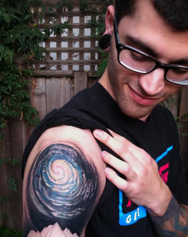 Spiral Galaxy by Dillon Forte: TattooNOW
