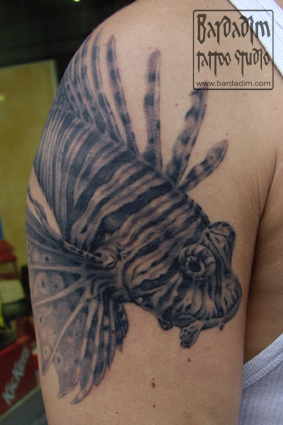 Realistic fish tattoo by George Bardadim: TattooNOW