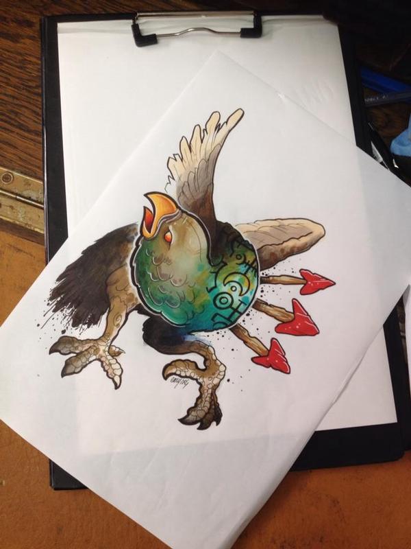 Holy hawk by Emy Blacksheep: TattooNOW