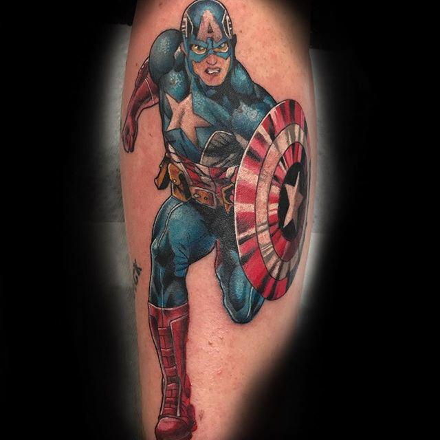 Captain America by Bryon Naten : TattooNOW