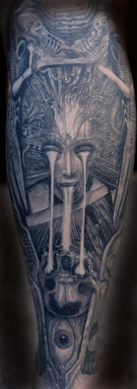 Giger tattoo by Christopher Allen: TattooNOW