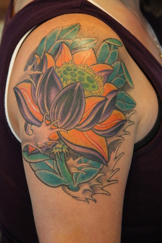 Lotus by Ryan McNamara: TattooNOW