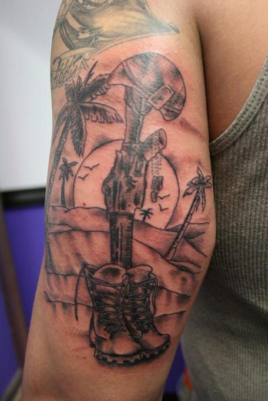 Field Cross by Cat Johnson: TattooNOW