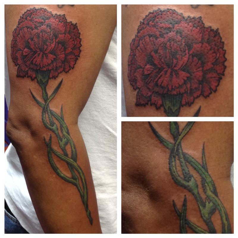 Carnation by Cat Johnson: TattooNOW
