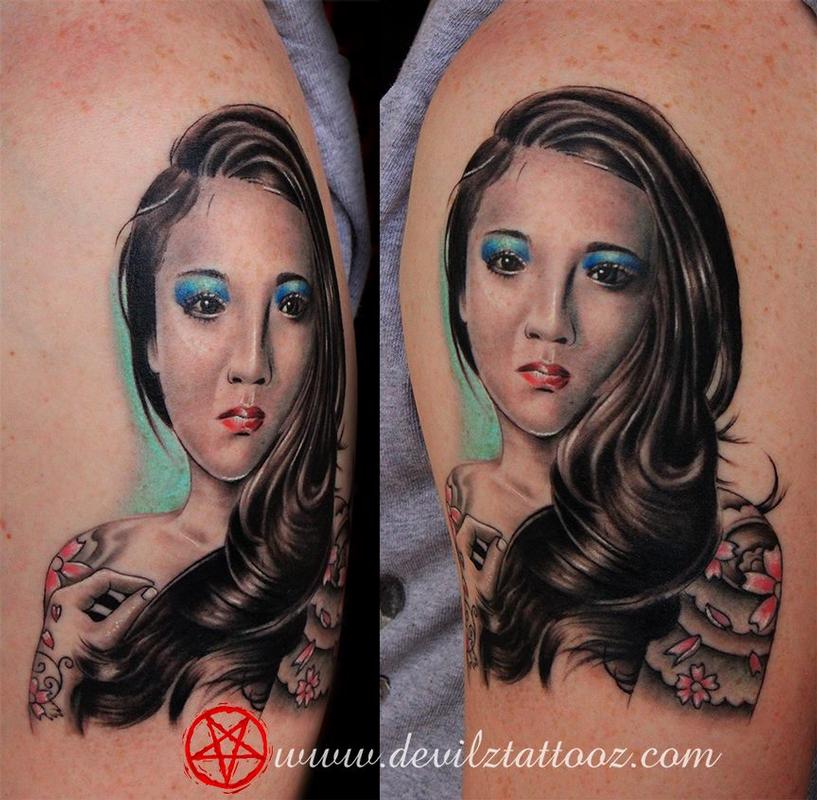 Geisha tattoo Done while my Guest spot at Tattooed Empire, Texas by ...