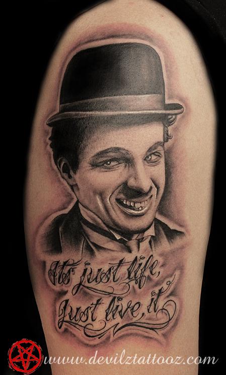 Charlie chaplin by Lokesh : TattooNOW