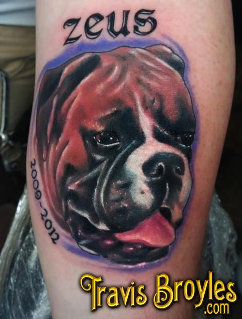 Zeus, the great! by Travis Broyles: TattooNOW