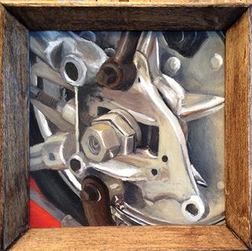 Axle Plate Painting by Jeff Johnson : Original Art