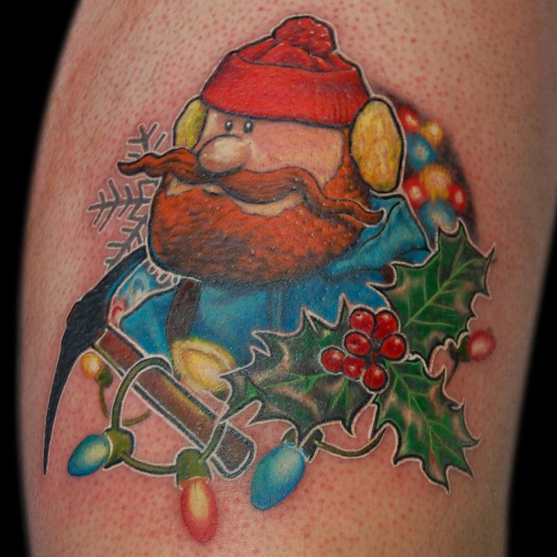 Rudolph's Yukon Cornelius by Jordan Campbell: TattooNOW