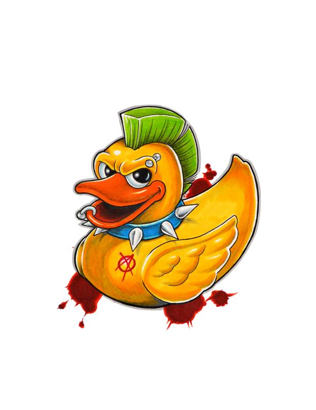 Punk Duck by Jordan Campbell: TattooNOW