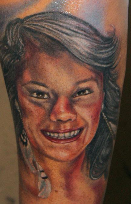 Portrait of daughter by LT Woods: TattooNOW