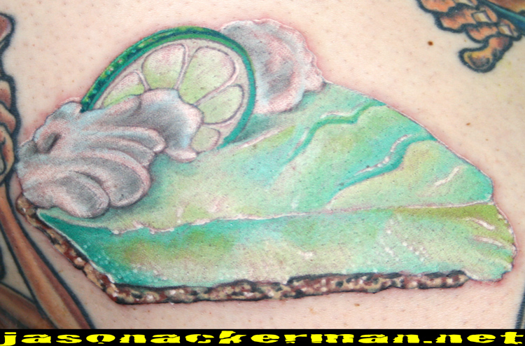 key lime pie tattoo by Jason Ackerman: TattooNOW