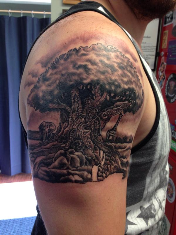 Tree of life from disney by Stephen D'Asti: TattooNOW