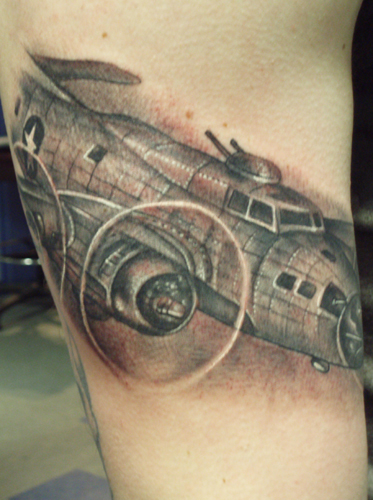 B17 Bomber Tattoo