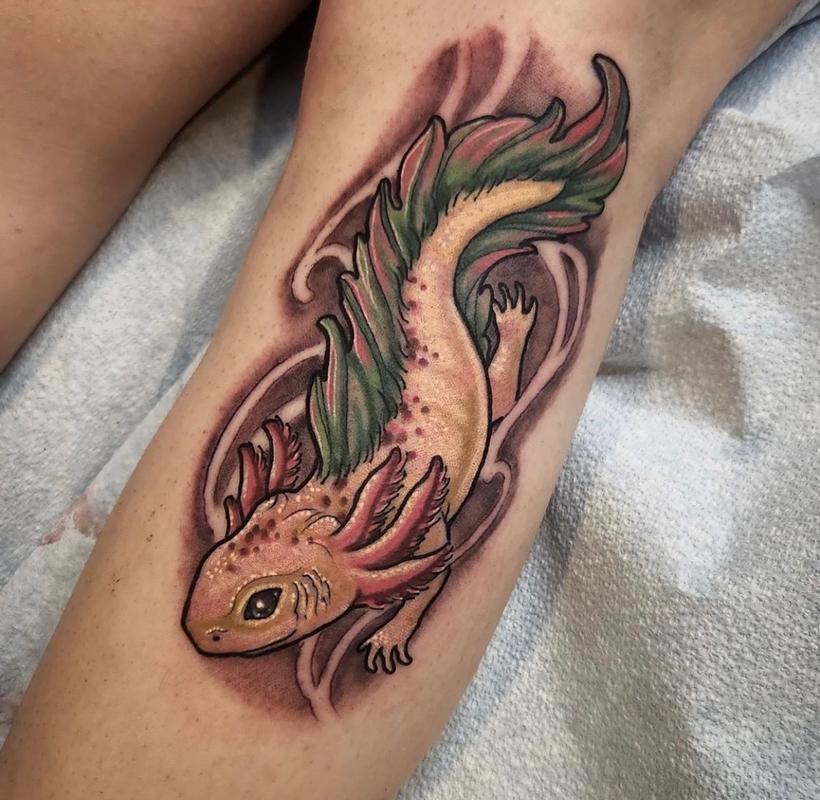 Cody Cook Axolotl by Cody Cook: TattooNOW