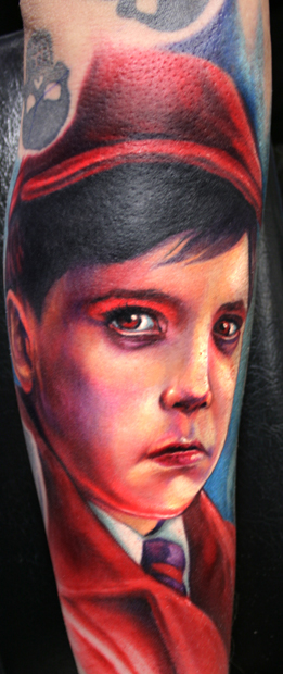 Damian from "The Omen" Tattoo by Paul Acker: TattooNOW