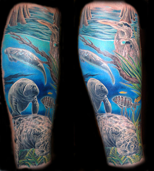 Manatee Tattoo