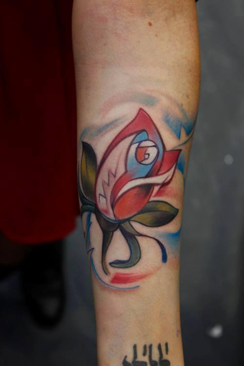 Abstract Rose by Marco Ventura: TattooNOW