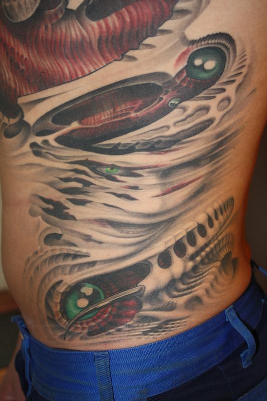 Evil bio-organic by Dennis Wehler: TattooNOW