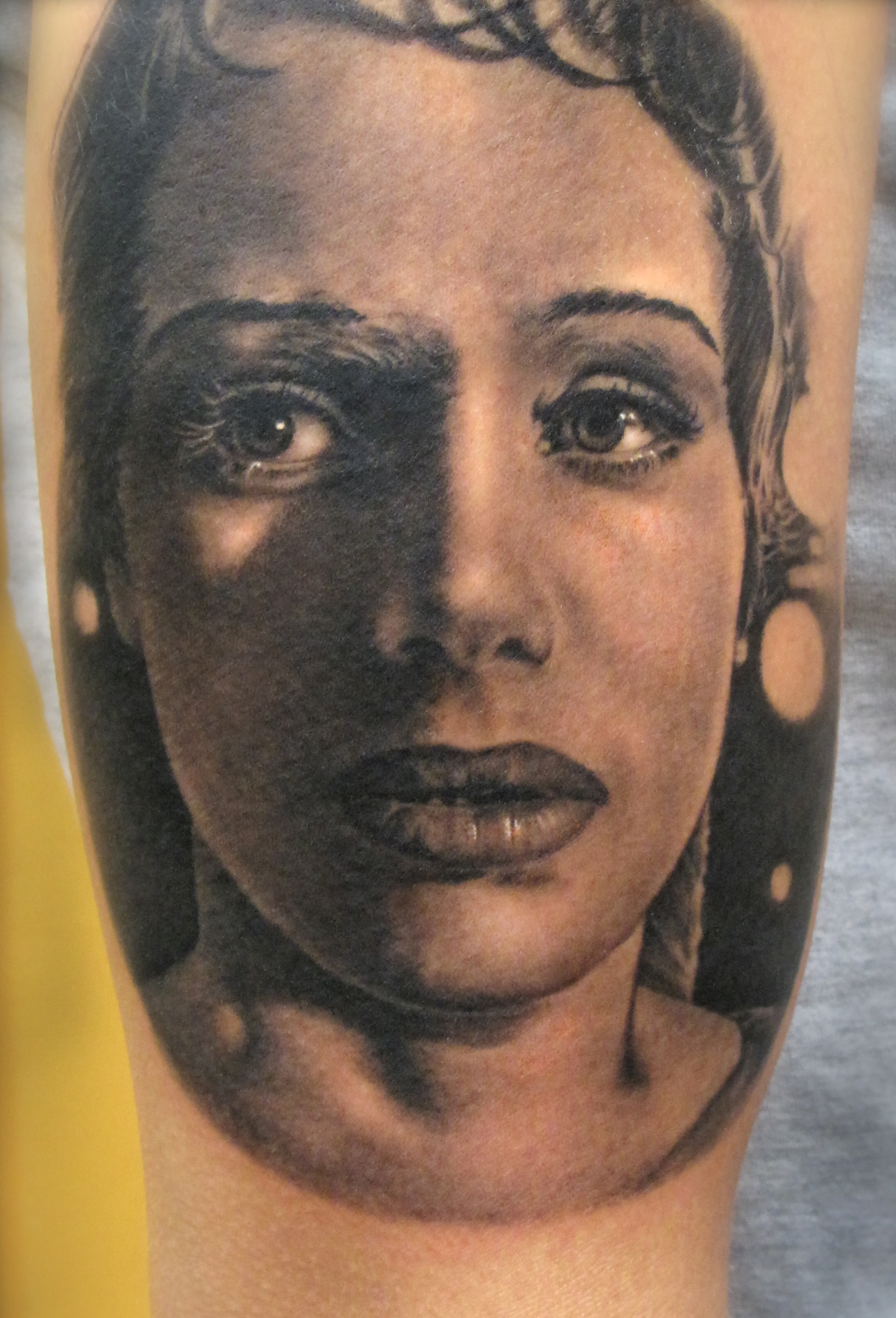 actress portrait by Shane ONeill: TattooNOW
