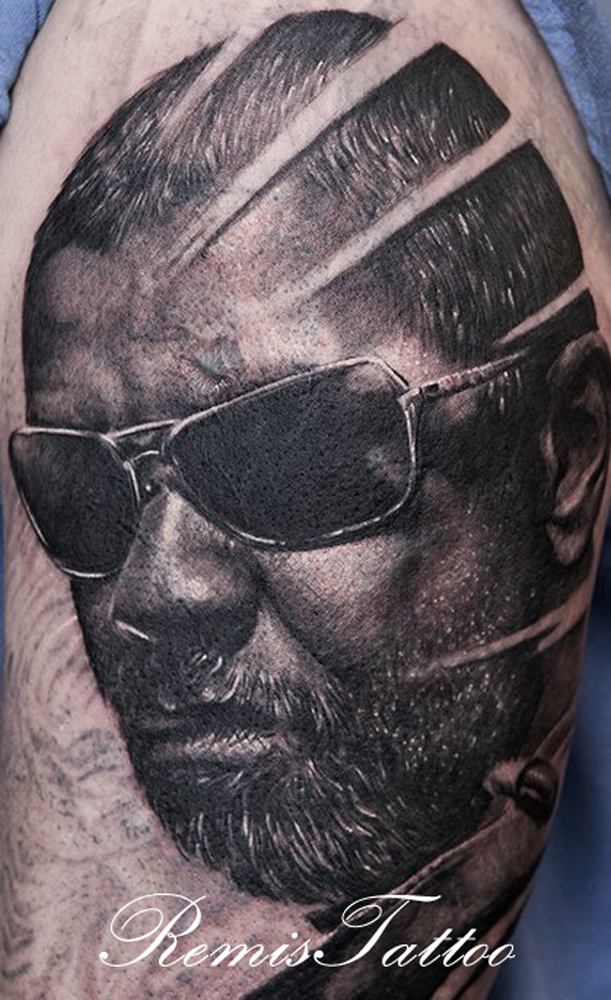 Book of Eli Denzel Washington tattoo by Remis Tattoo: TattooNOW