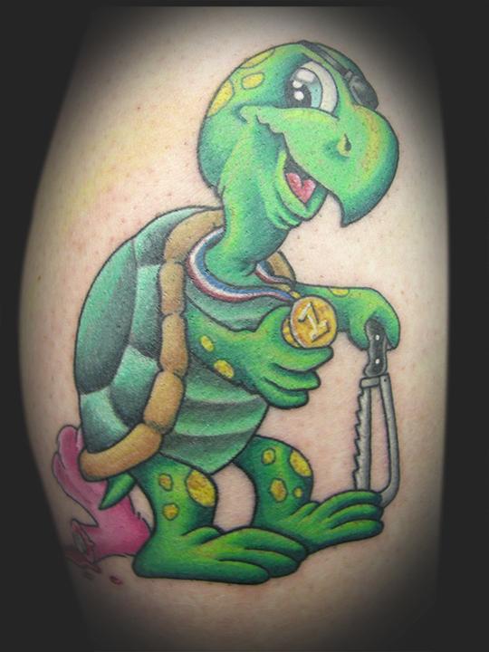 Hey! He Cheated! by James Rowe: TattooNOW