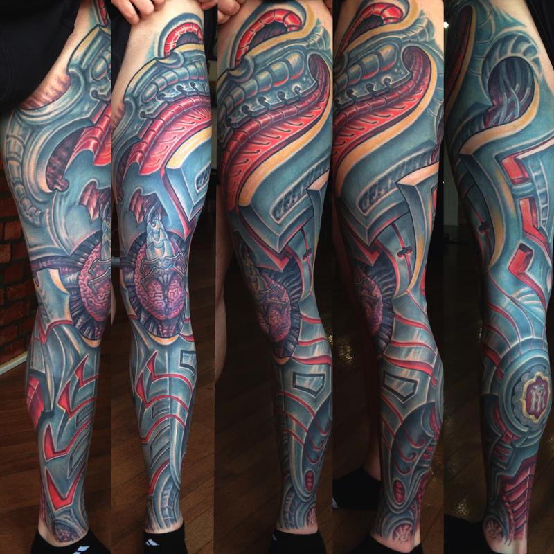 Robotic Leg Tattoo