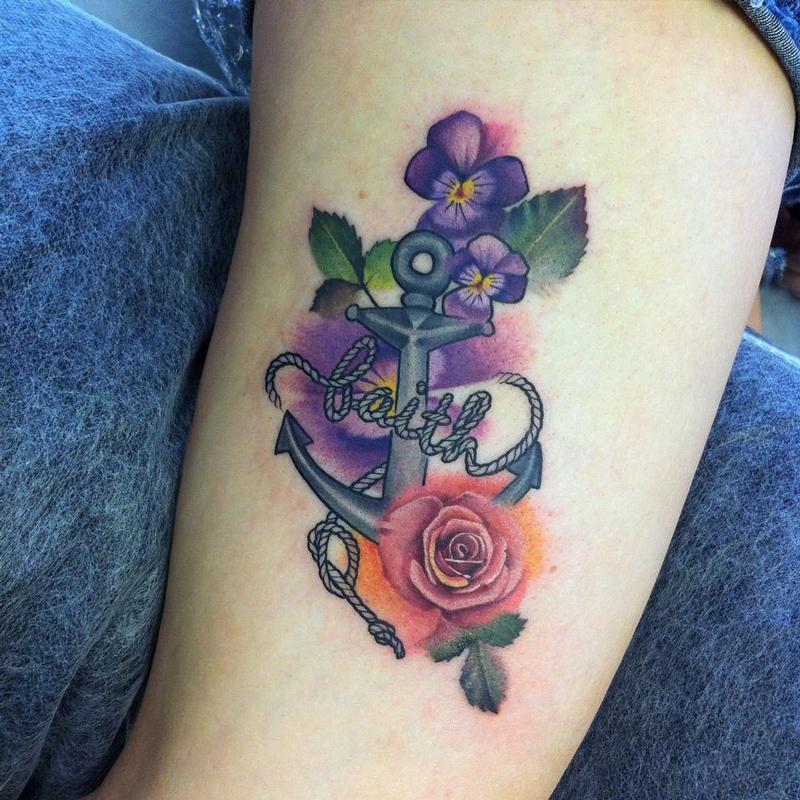 Faith Anchor by Freddie Albrighton: TattooNOW