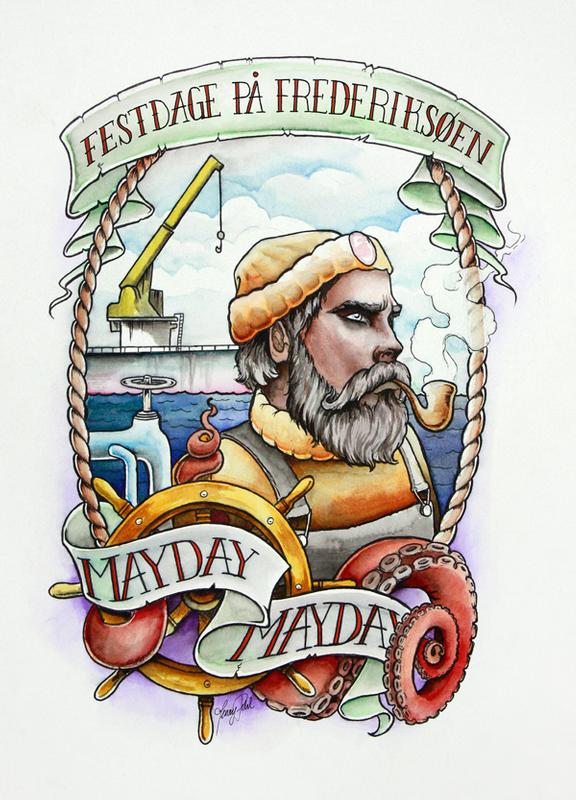 Plakat til Mayday Mayday by Jenny Pihl: TattooNOW