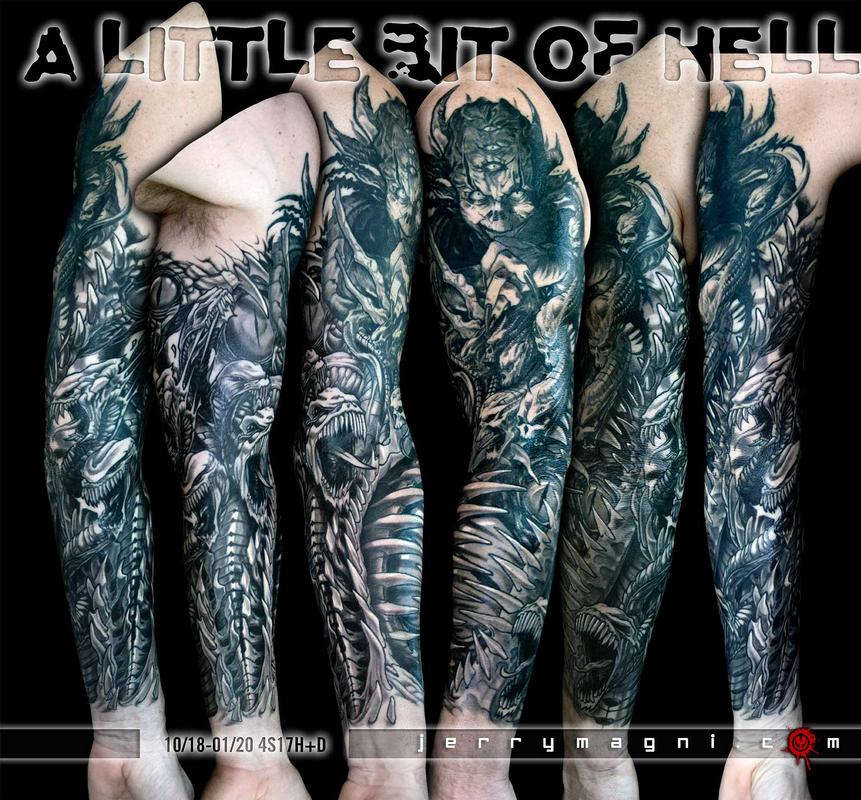 a Little Bit of Hell by Jerry Magni: TattooNOW