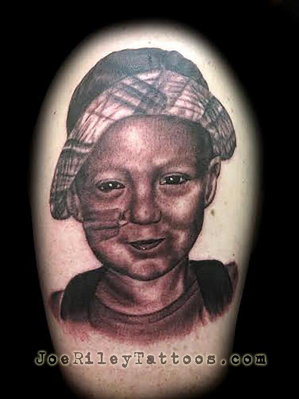 Baby Portrait Tattoo by Joe Riley: TattooNOW