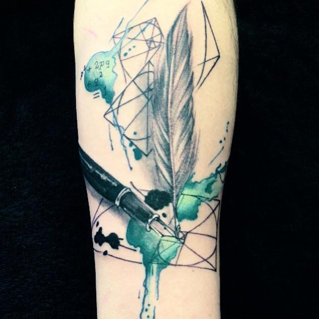 Quills in ink by Lady Sara: TattooNOW