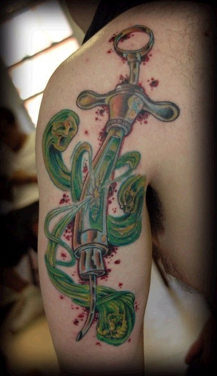 Syringe Tattoo