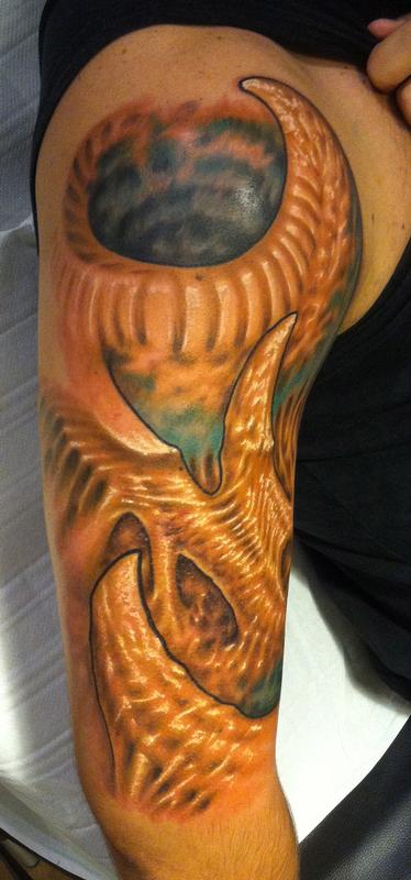 Bio organic color tattoo by Ty McEwen: TattooNOW