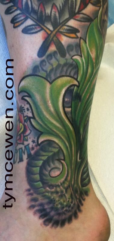 filigree bio organic tattoo by Ty McEwen: TattooNOW