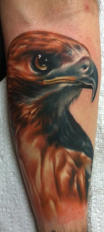red tailed hawk tattoo by Ty McEwen: TattooNOW