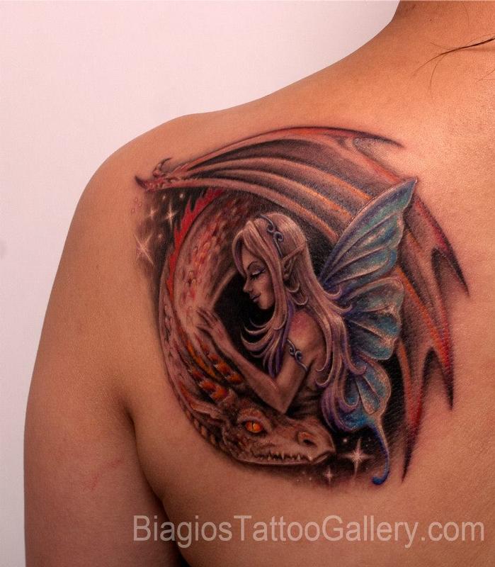 Fairy/dragon by Samuel Molano: TattooNOW