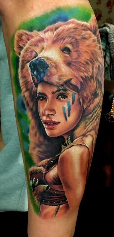 Bear Skin by Cecil Porter : Tattoos