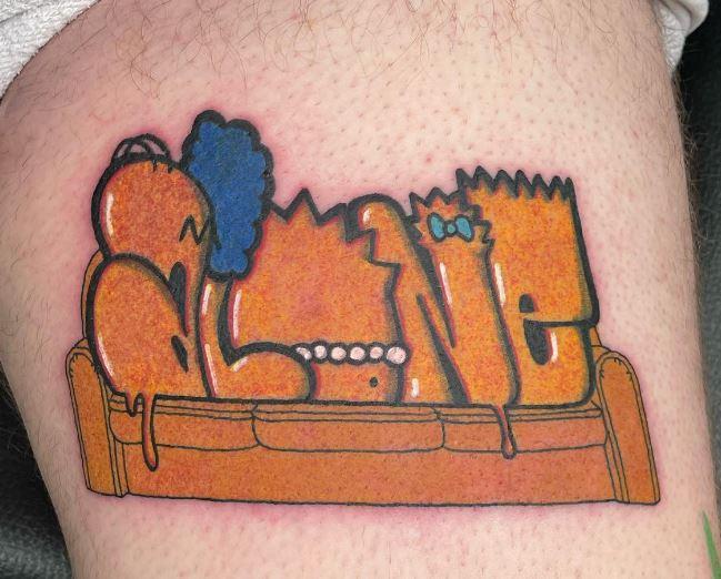 "Alone" in graffiti style by Kolby Chandler: TattooNOW