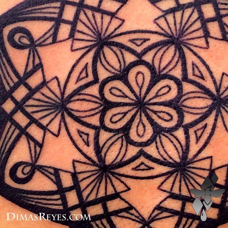 Mandala Tattoo Detail by Dimas Reyes: TattooNOW