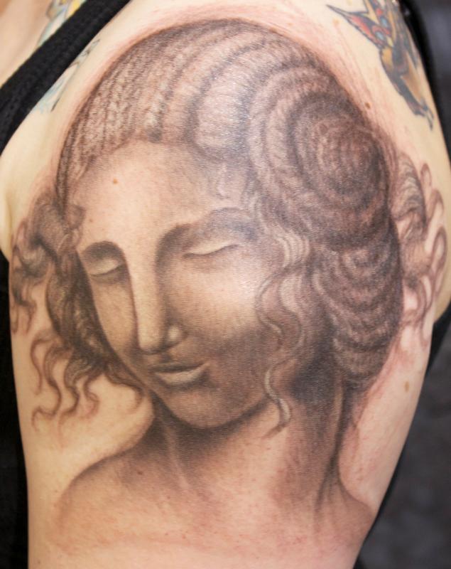 davinci woman by Gabriel Cece: TattooNOW