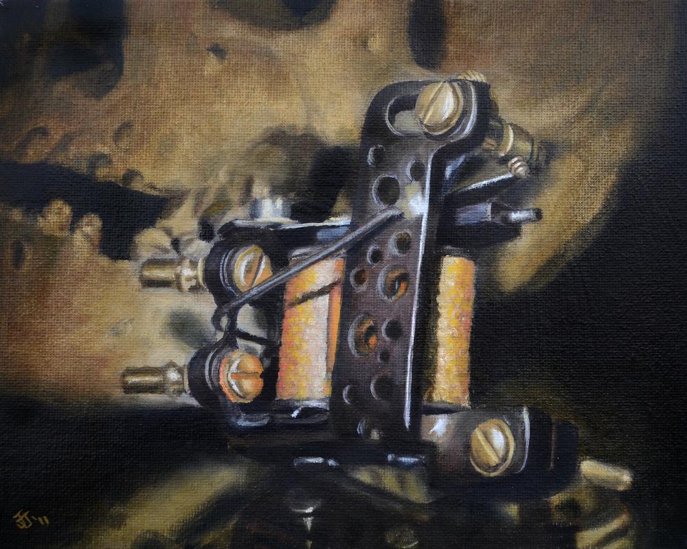 Skull Tattoo Machine by Jeff Johnson: TattooNOW